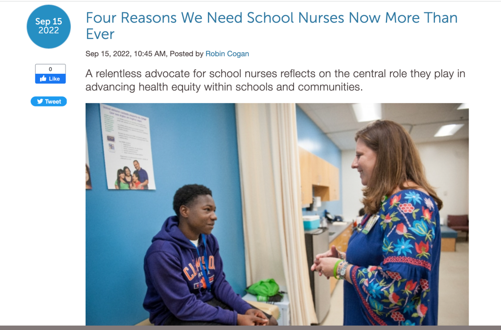 The Relentless School Nurse: Four Reasons We Need School Nurses Now ...